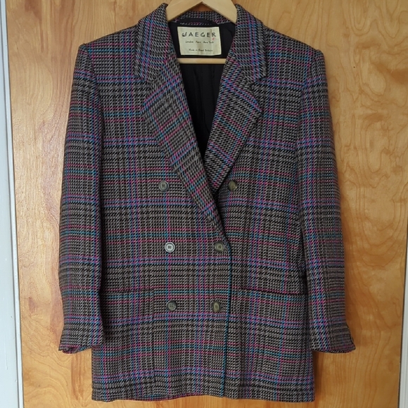jaeger | Jackets & Coats | Vintage Jaeger Womens Oversized Double ...
